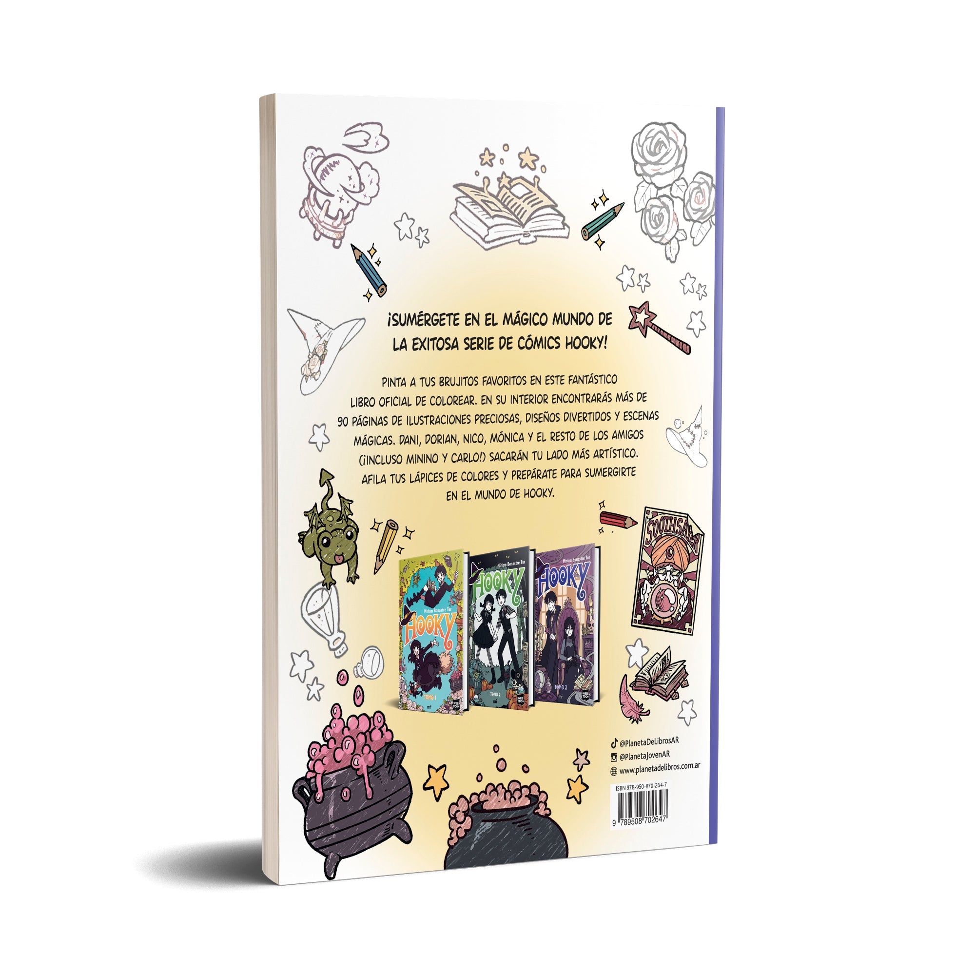 Hooky. El libro oficial de colorear - Míriam Bonastre Tur – Tienda Planeta Beneficios Argentina